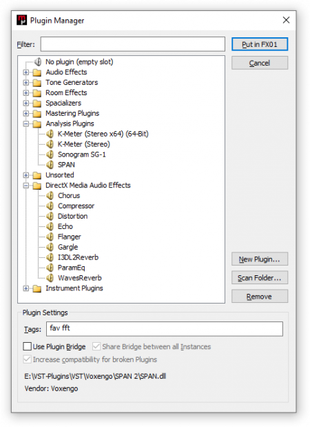 Manual: Plugin Manager - OpenMPT Wiki